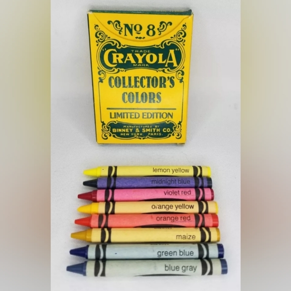Crayola | Toys | Vintage No 8 Limited Edition 991 Collectors Colors ...